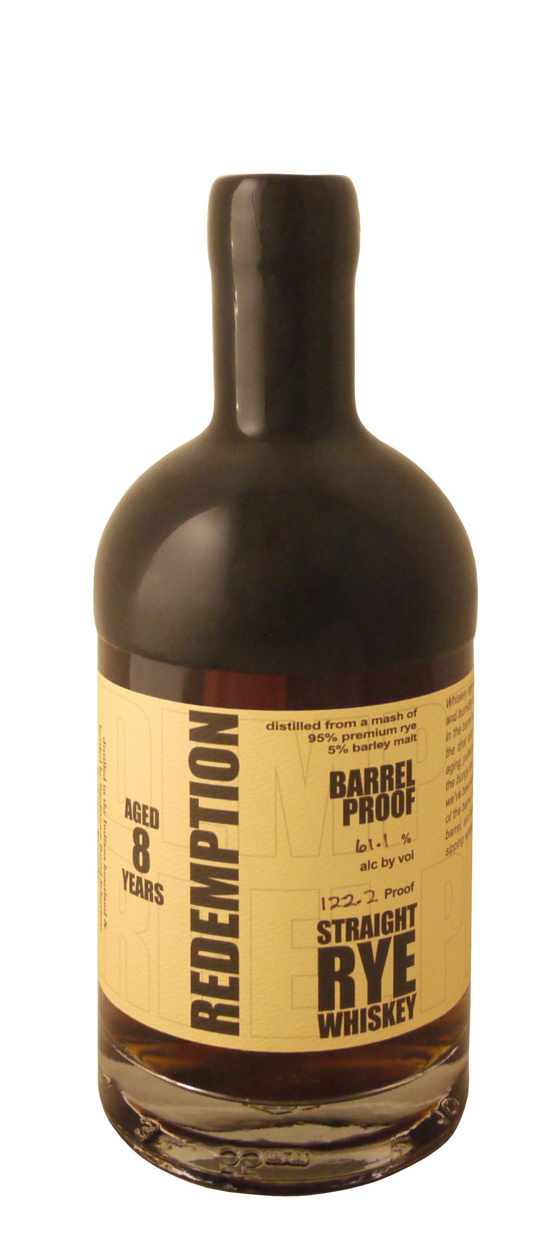 Redemption Rye Whiskey Barrel Proof