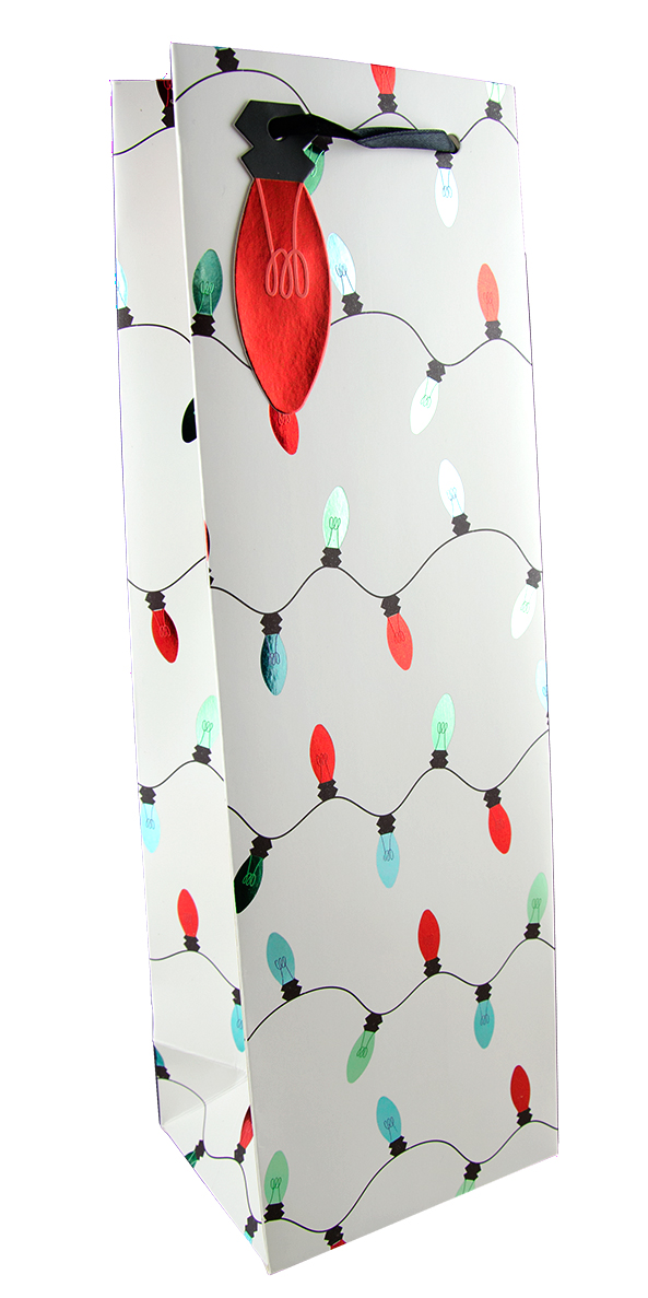 Holiday Lights 1 Btl Gift Bag | Astor Wines & Spirits