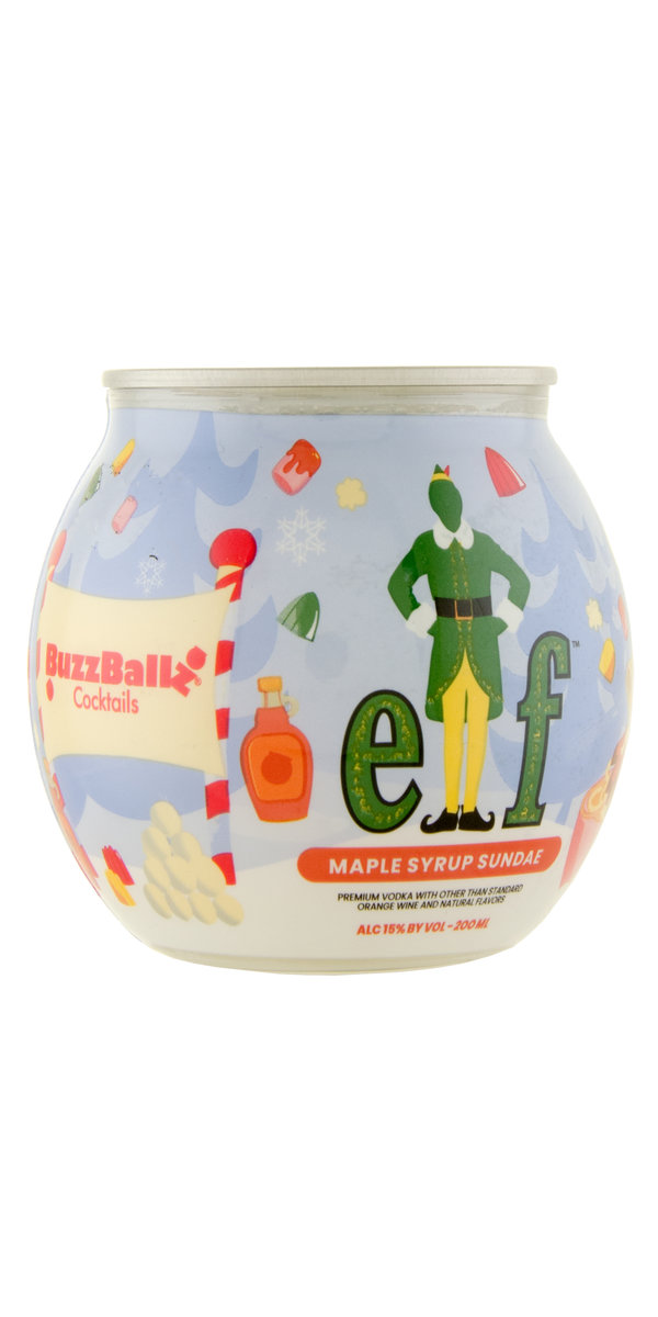 Buzzballz Elf Holiday Edition Maple Syrup Sundae Cocktail | Astor Wines ...